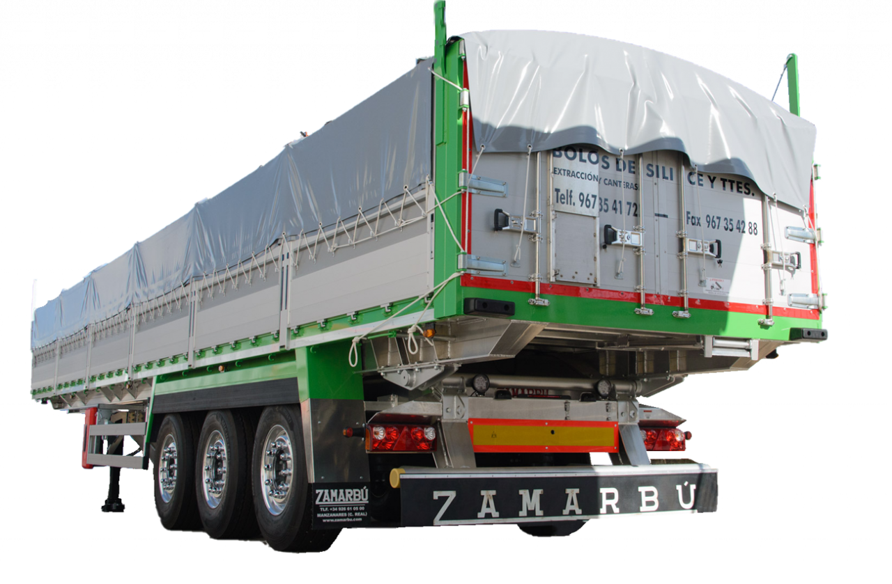 Aluminum tipping semi-trailer - Industrias Zamarbú